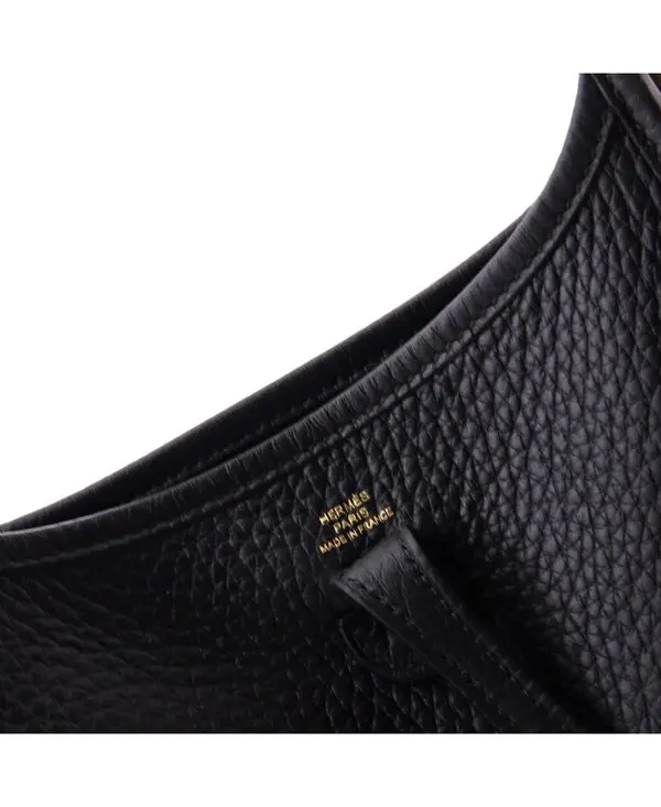 Hermès Clemence Tpm Evelyne Bag Gen Iii - Black