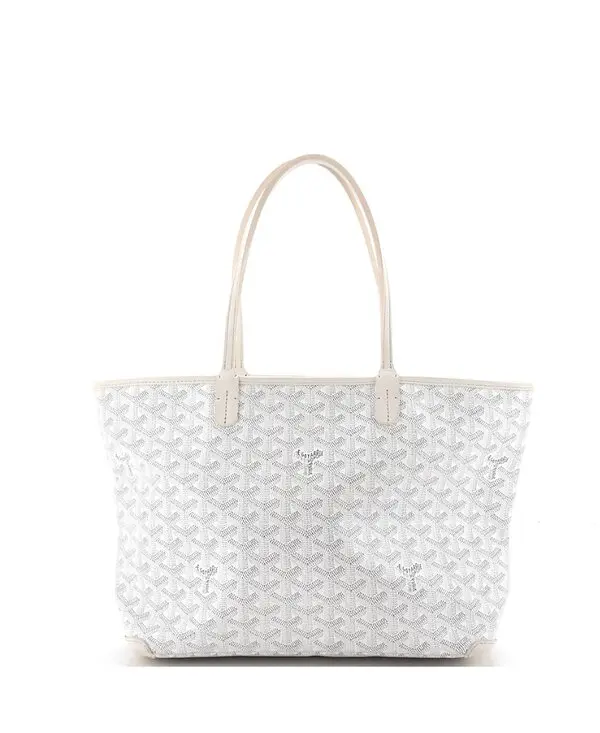 Goyard Pm Artois Tote Coated Canvas - White