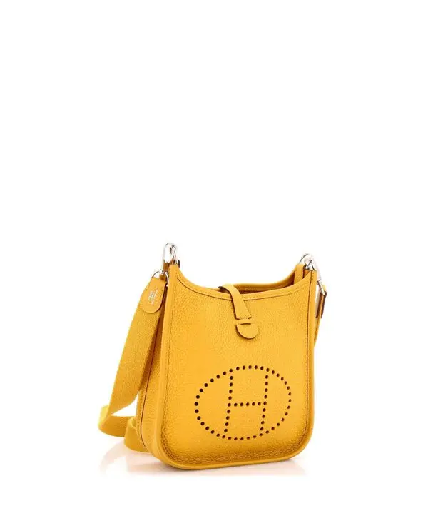 Hermès Tpm Evelyne Bag Gen Iii Clemence - Yellow