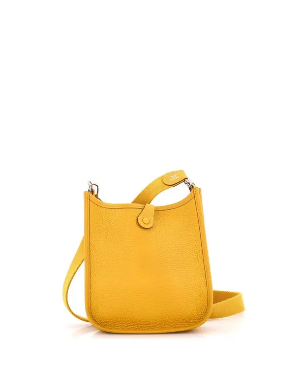 Hermès Tpm Evelyne Bag Gen Iii Clemence - Yellow