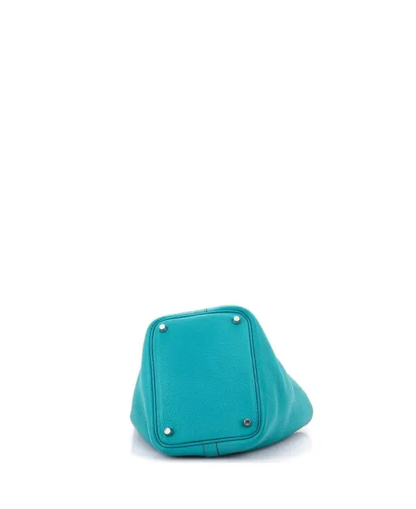 Hermès Pm Picotin Lock Bag Clemence - Blue