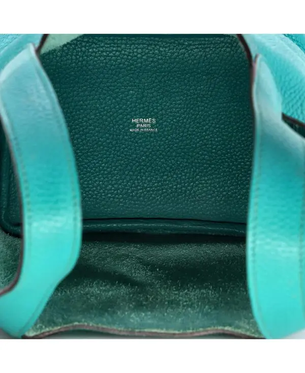 Hermès Pm Picotin Lock Bag Clemence - Blue