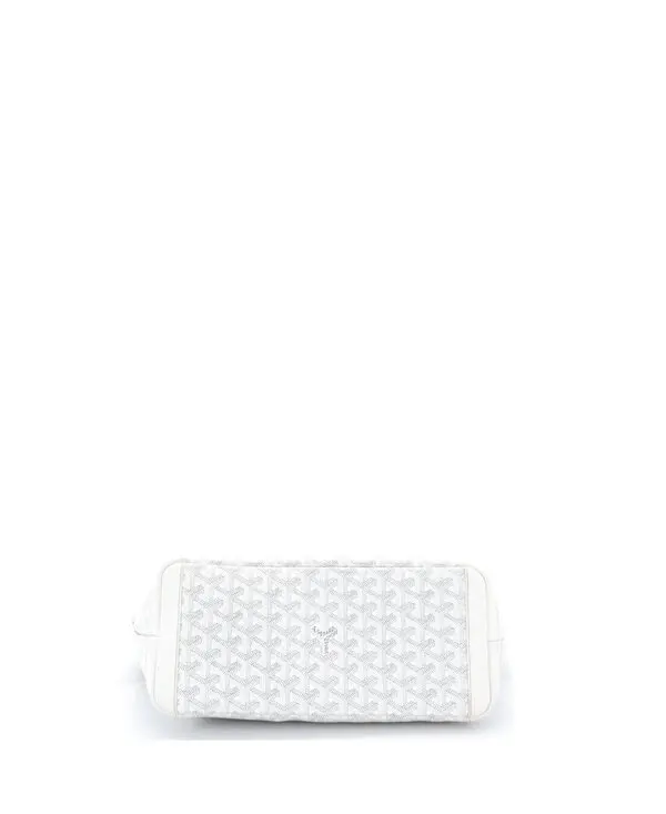 Goyard Pm Artois Tote Coated Canvas - White
