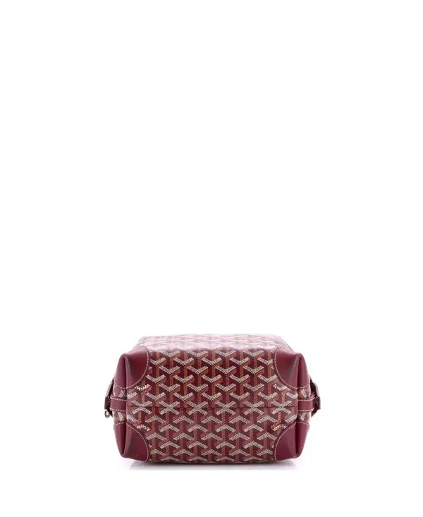 Goyard 25 Boeing Trousse De Toilette Pouch Coated Canvas - Burgundy