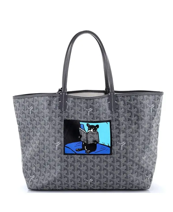 Goyard Pm Saint Louis Tote Printed Coated Canvas