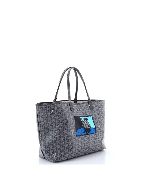 Goyard Pm Saint Louis Tote Printed Coated Canvas