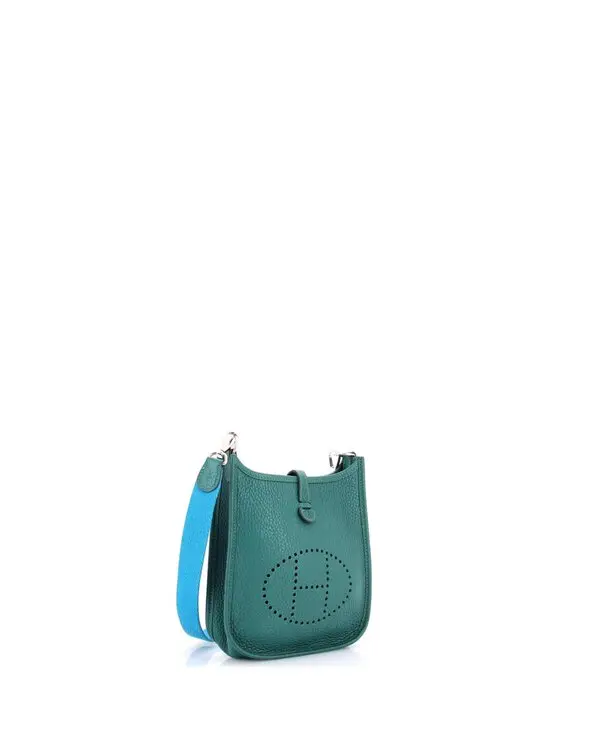 Hermès Tpm Evelyne Bag Gen Iii Clemence - Green