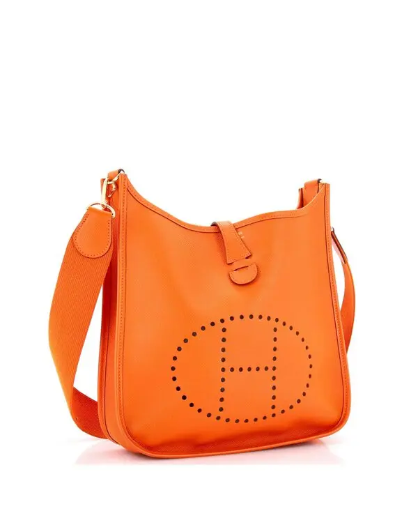 Hermès Pm Evelyne Bag Gen Iii Epsom - Orange