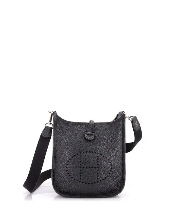 Hermès Tpm Evelyne Bag Gen Iii Clemence - Black
