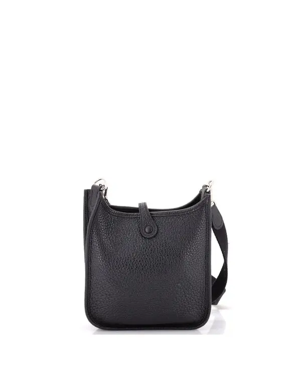 Hermès Tpm Evelyne Bag Gen Iii Clemence - Black