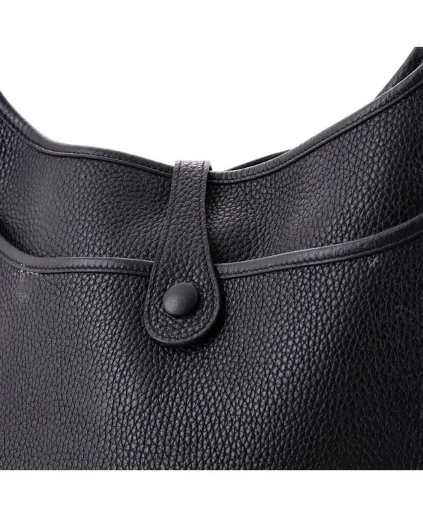 Hermès Pm Evelyne Bag Gen Iii Clemence - Black