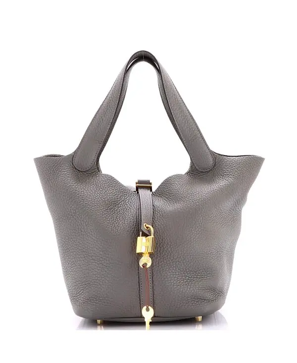 Hermès Mm Picotin Lock Bag Clemence