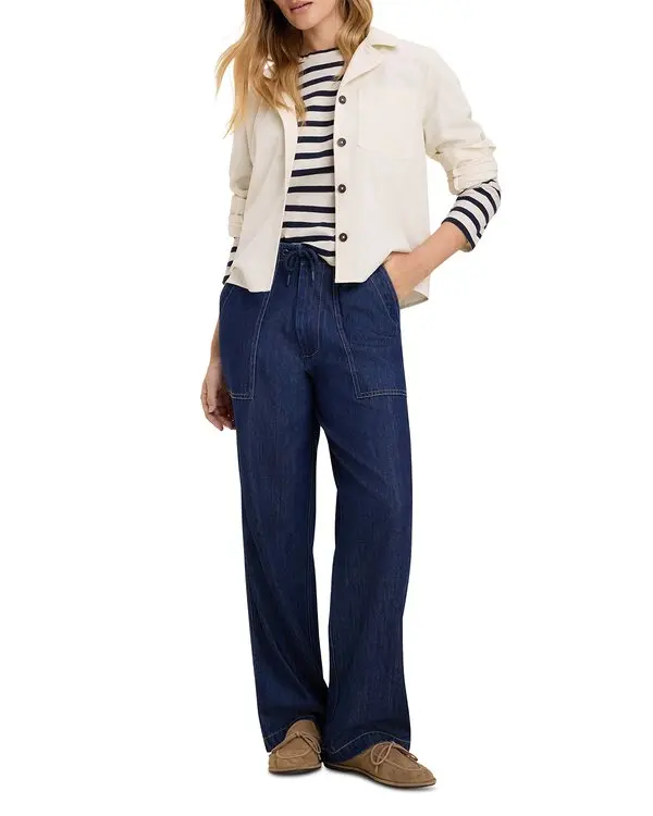 NIC+ZOE Corduroy Shirt Jacket - Coconut