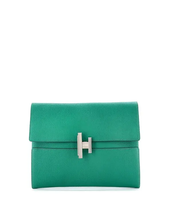 Hermès Cinhetic Clutch Chevre Mysore