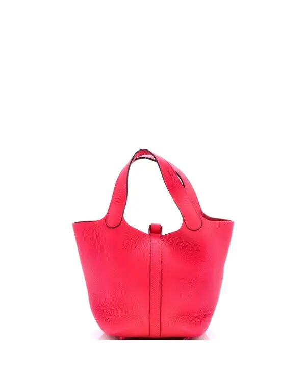 Hermès Pm Monochrome Picotin Lock Bag Clemence