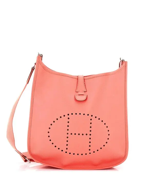 Hermès Pm Evelyne Bag Gen Iii Epsom - Pink