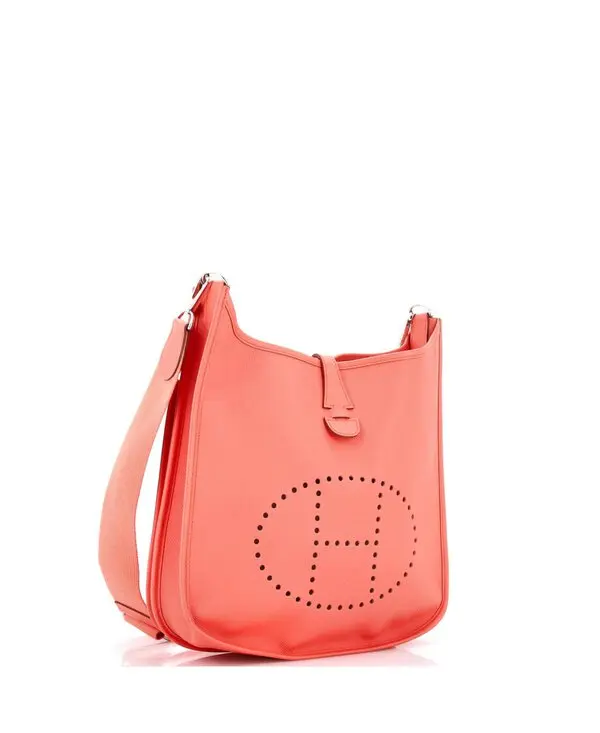 Hermès Pm Evelyne Bag Gen Iii Epsom - Pink