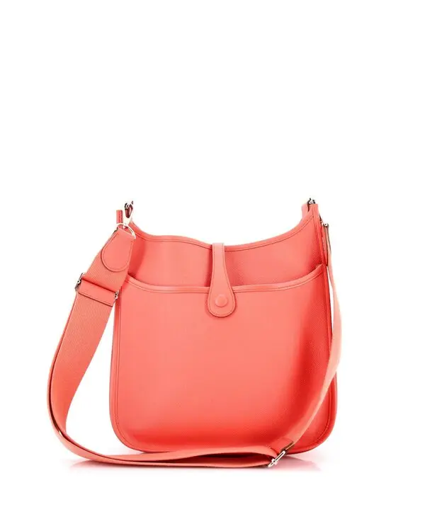 Hermès Pm Evelyne Bag Gen Iii Epsom - Pink