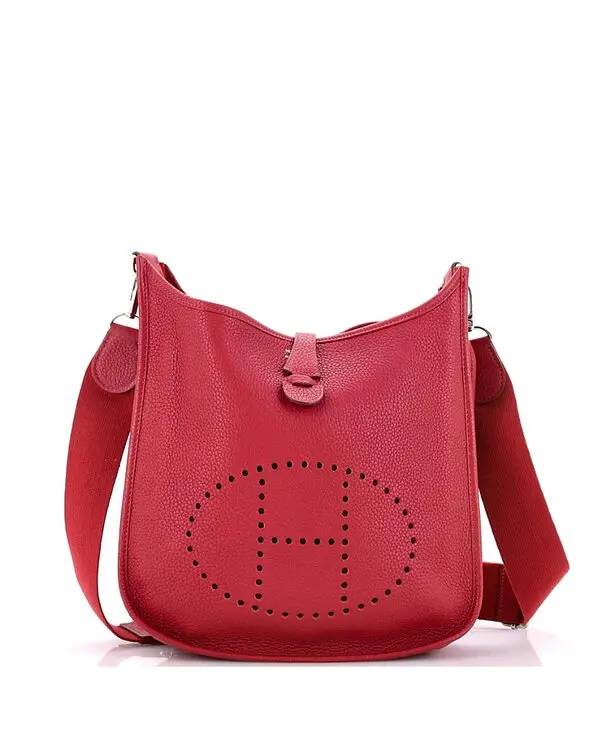 Hermès Pm Evelyne Bag Gen Iii Clemence - Red
