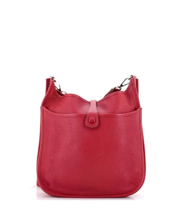 Hermès Pm Evelyne Bag Gen Iii Clemence - Red