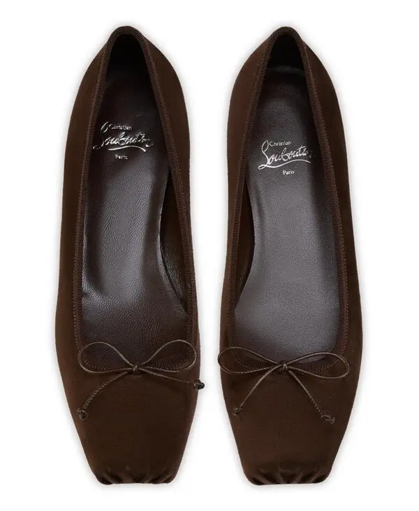 CHRISTIAN LOUBOUTIN Cassia Nodo Ballerina Flats - Cosme