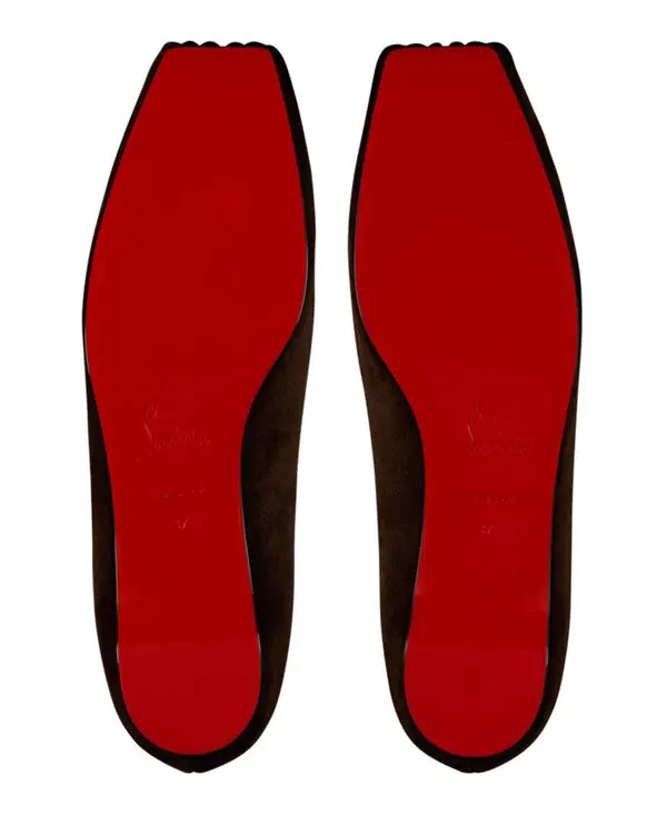 CHRISTIAN LOUBOUTIN Cassia Nodo Ballerina Flats - Cosme