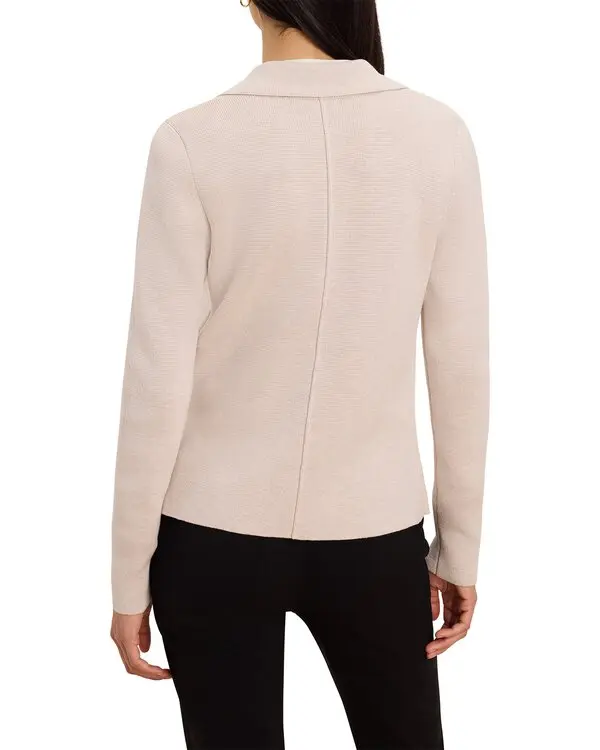 NIC+ZOE Knit Tailored Blazer - Sugar Cookie