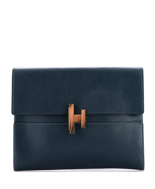 Hermès Cinhetic Clutch Chevre Chamkila