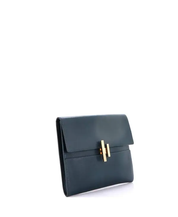 Hermès Cinhetic Clutch Chevre Chamkila