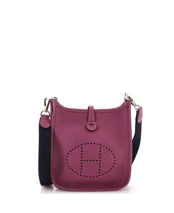 Hermès Tpm Evelyne Bag Gen Iii Clemence - Purple