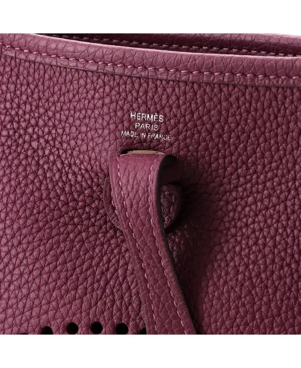 Hermès Tpm Evelyne Bag Gen Iii Clemence - Purple