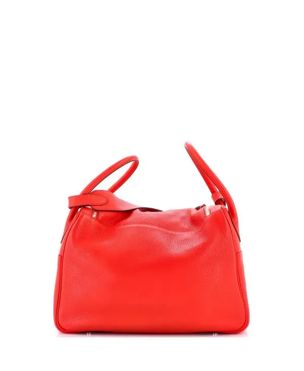 Hermès 34 Lindy Bag Clemence - Red