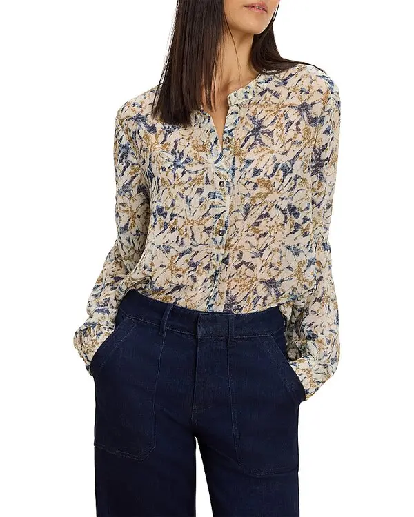 NIC+ZOE Bloomsbury Chiffon Shirt