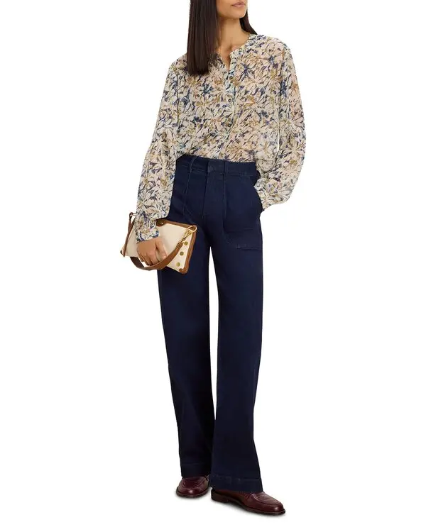 NIC+ZOE Bloomsbury Chiffon Shirt