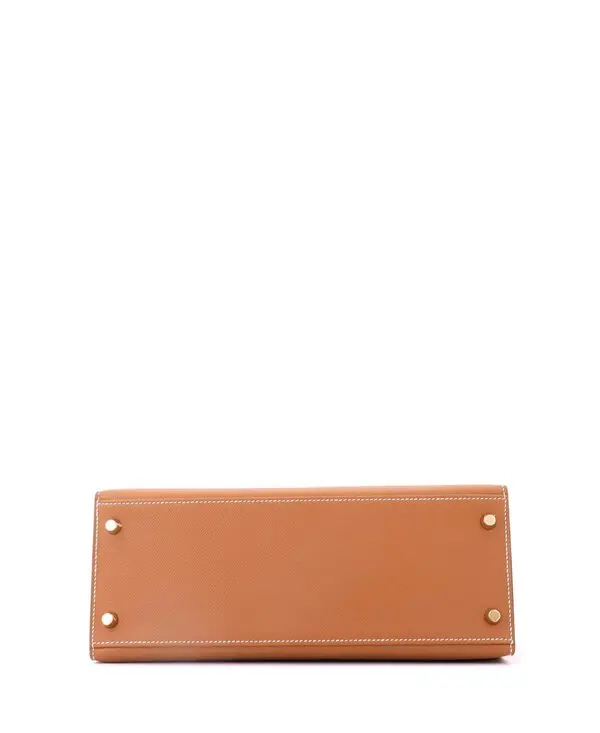 Hermès Kelly 28 Handbag Brown Epsom With Hardware