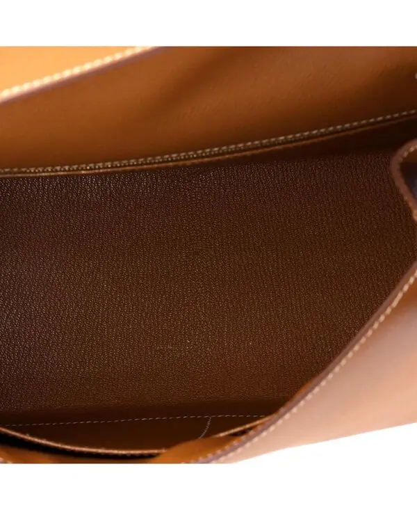 Hermès Kelly 28 Handbag Brown Epsom With Hardware
