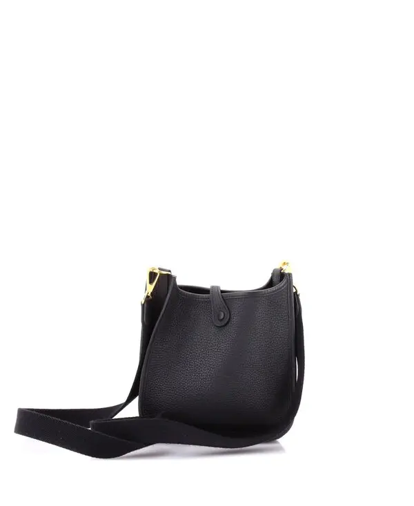 Hermès Tpm Evelyne Bag Gen Iii Clemence - Black