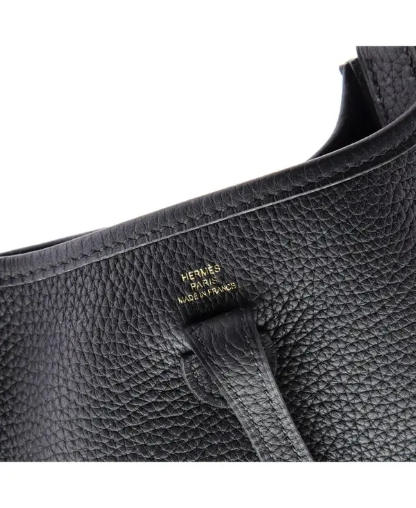 Hermès Tpm Evelyne Bag Gen Iii Clemence - Black