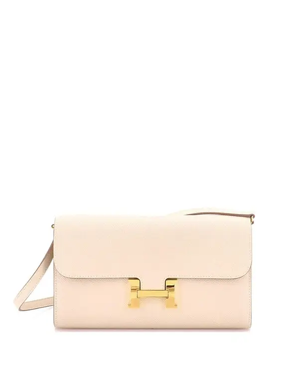 Hermès Constance To Go Wallet Epsom - Neutral