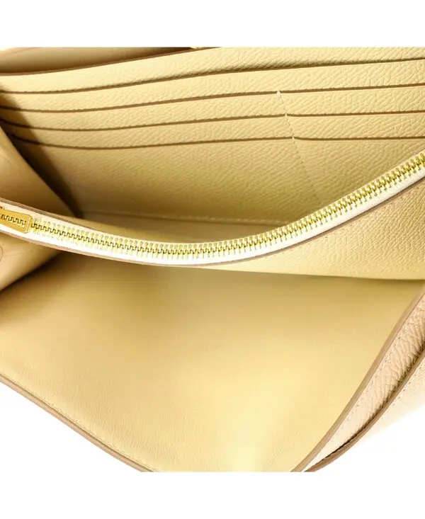 Hermès Constance To Go Wallet Epsom - Neutral