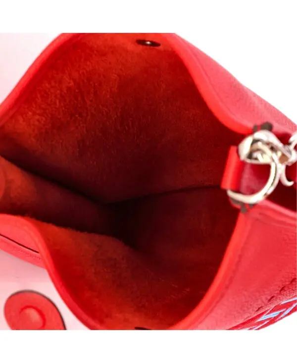 Hermès Tpm Evelyne Bag Gen Iii Clemence - Red