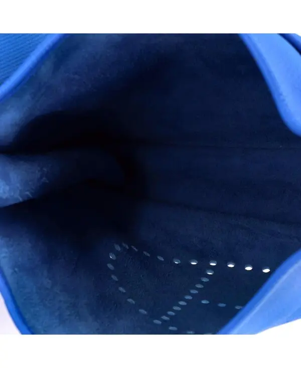 Hermès Pm Evelyne Bag Gen Iii Clemence - Blue