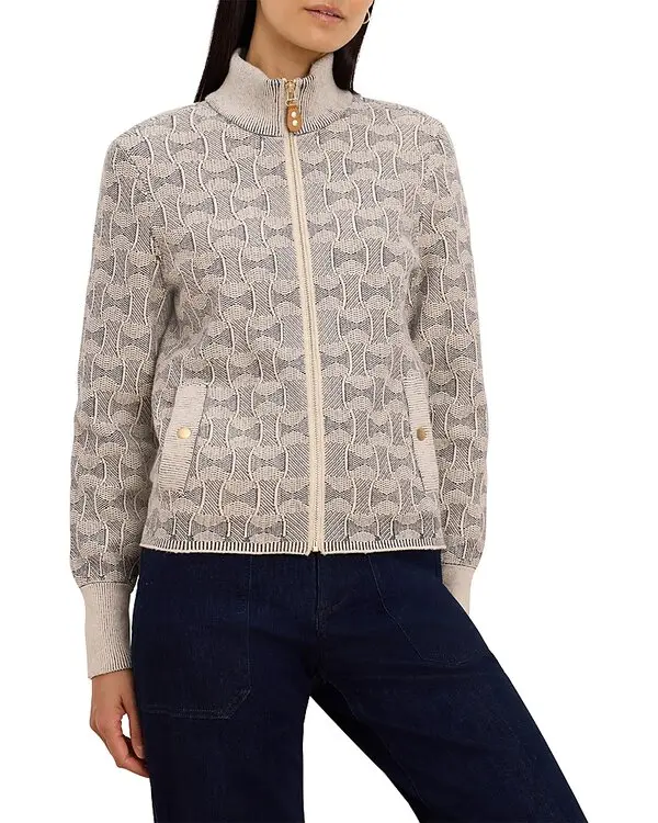 NIC+ZOE Dapper Swirl Knit Jacket