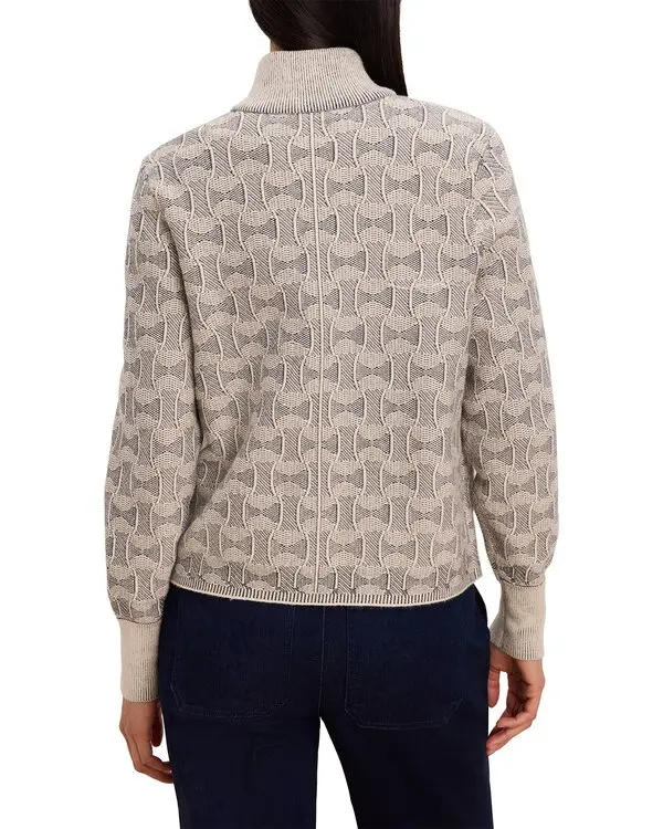 NIC+ZOE Dapper Swirl Knit Jacket