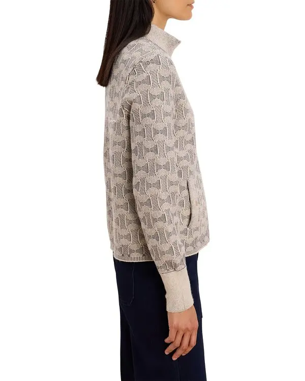 NIC+ZOE Dapper Swirl Knit Jacket