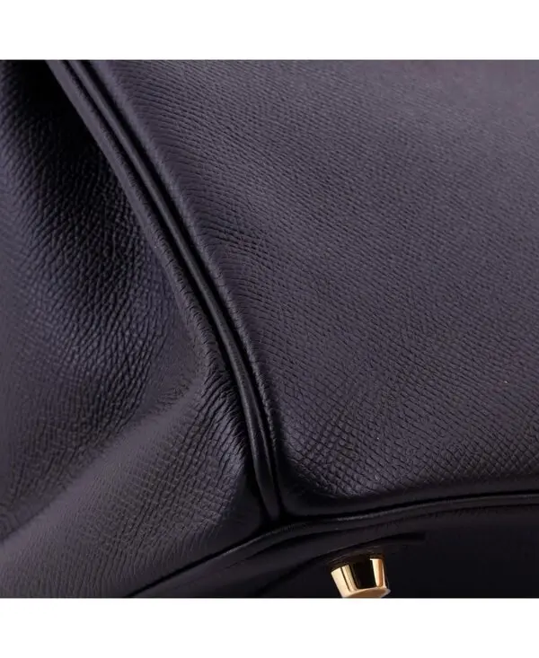 Hermès Birkin 30 Handbag Black Epsom With Gold Hardware