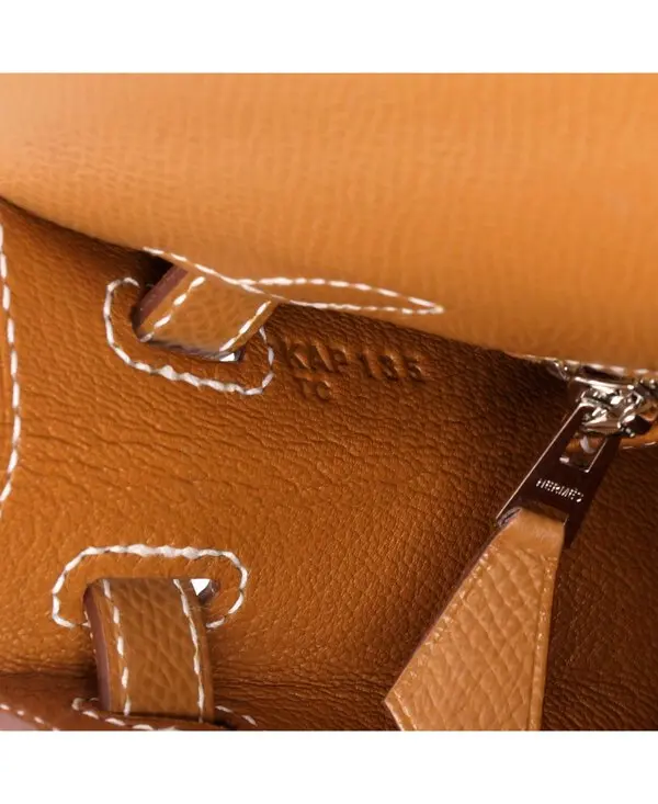 Hermès Kelly 25 Handbag Brown Epsom With Electrum Hardware