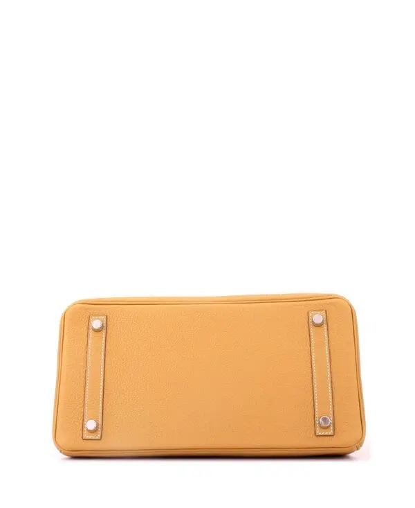Hermès Birkin 30 Handbag Light Togo With Palladium Hardware - Natural Sable