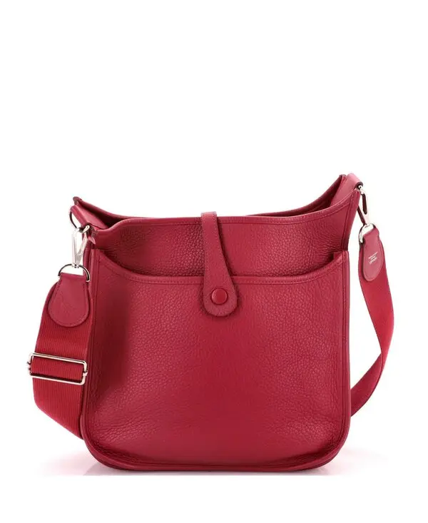 Hermès Pm Evelyne Bag Gen Iii Clemence - Pink