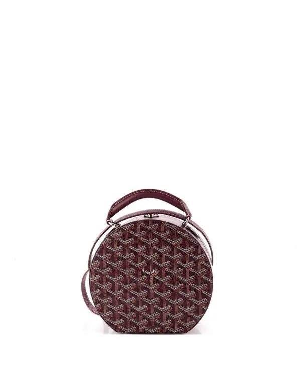Goyard Alto Hatbox Bag Coated Canvas